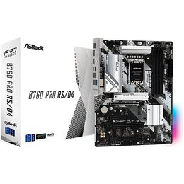 Asrock Mainboard "B760 Pro RS/D4", B:24,4cm T:30,5cm, schwarz, Mainboards