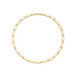 Jobo Damen Collier, Edelstahl, L: 46, gold, Edelstahl, Halsketten, Edelstahl goldfarben 46 cm