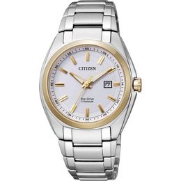 Citizen Damen Titanuhr "Super Titanium", silber, Armbanduhren, Armbanduhr, Damenuhr, Solar, Titanarmband, Saphirglas