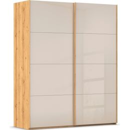 Schwebetürenschrank Rauch, B:181cm H:223cm T:67cm, braun, Holzwerkstoff, Schränke, "Kleiderschrank Schrank Garderobe Schlafzimmerschrank SCALE-FYRA",