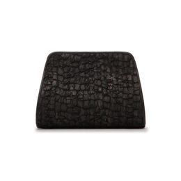 Gretchen Damen Schultertasche "Lyra Clutch Two", schwarz, Leder, unifarben, Taschen, aus italienischem Kalbsleder