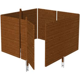 Skan Holz Carport-Ger&auml;teraum SKANHOLZ, braun, Holzwerkstoff, Ger&auml;teh&auml;user, "Abstellraum C2", aus Profilschalung