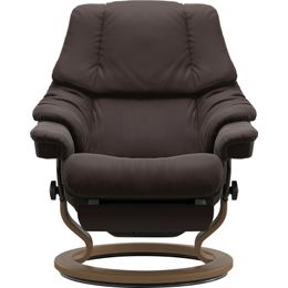 Relaxsessel stressless, B:88cm H:98cm T:77cm, braun, Leder BATICK: BATICK ist ein leicht korrigiertes, durchgef&auml;rbtes und genarbtes M&ouml;belleder, bei