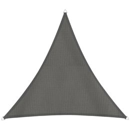Sonnensegel Windhager, B:400cm T:400cm, grau, Polyester, Sonnensegel, "Cannes Dreieck", 4x4x4m, anthrazit