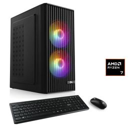 CSL PC "Spectrum V28326", Microsoft Windows 11 Home (64 Bit), 32 GB RAM 1.000 GB SSD, schwarz, Desktop-PCs