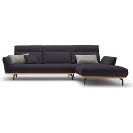 Ecksofa, B:318cm H:103cm T:183cm, schwarz, CREATION BY ROLF BENZ, Chenille COCO (72% Polyester 15% Baumwolle 13% Polyacryl), Wohnzimmer, Sofas,