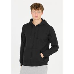 CRUZ Herren Kapuzensweatshirt "Oklahoma", schwarz, Gr. 4XL, unifarben, 60% Baumwolle, 40% Polyester, Sweatshirts, Mit durchgehendem Rei&szlig;verschluss