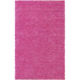 Hochflor-Teppich, B:152cm H:38mm L:244cm, pink, MyFlair M&Ouml;BEL & ACCESSOIRES, Polypropylen (PP), Teppiche, "Shaggy Shag, LAGERR&Auml;UMUNG", gewebt, Uni