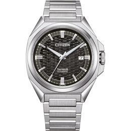 Citizen Herren Automatikuhr "Series 8", silber, Armbanduhren, Armbanduhr, Herrenuhr, Mechanische Uhr, Saphirglas, Edelstahlarmband