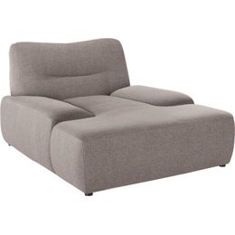 Loveseat DOMO collection, B:122cm H:81cm T:151cm, grau, Sessel, "Cesena Designsessel zum Kuscheln, komfortabel zum Relaxen", bequem und stylish, frei