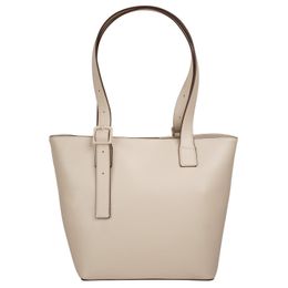 Bugatti Damen Shopper "ZITA", beige, Kunstfaser, leicht gl&auml;nzend, unifarben, Taschen