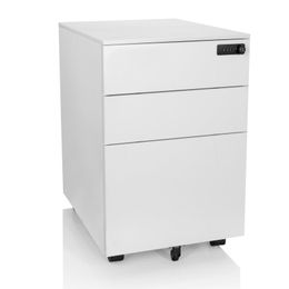 hjh OFFICE Rollcontainer COLOR OS I Stahl