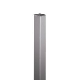GroJa Zaunpfosten Aluminium silber 6 x 6 x 190 cm