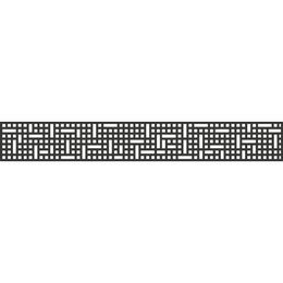 GroJa Einzelprofil Designeinsatz 'Mesh' Aluminium anthrazit 180 x 30 cm