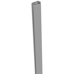 GroJa Abschlussprofil Steckzaunsystem silbergrau 180 cm