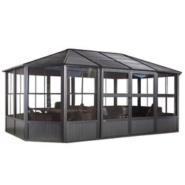 Sojag Pavillon 'Charleston' anthrazit 384 x 594 x 281 cm