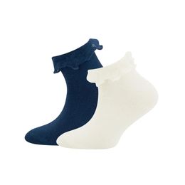 Ewers Socken M&auml;dchen Gr&ouml;&szlig;e 31/34 blau / wei&szlig;