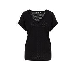 WE Fashion Shirt Damen Gr&ouml;&szlig;e M schwarz