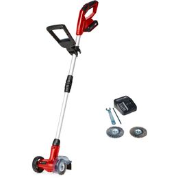 Akku-Fugenbürste Einhell "GC-CC 18 Li Kit", rot, Elektroreinigungsbürsten, inkl. Akku 18V/2,0 Ah, Ladegerät, Stahl- und Nylonbürste