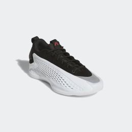 Basketballschuh adidas Performance "ANTHONY EDWARDS 1 LOW", Damen, Gr. 38, bunt (cloud wei&szlig;, core schwarz, lucid rot), Synthetik, Textil, Schuhe