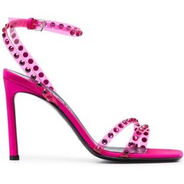 Sergio Rossi Sandalen - Sandals Magenta - Gr. 36,5 (EU) - in Orange - für Damen