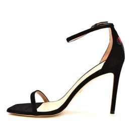 Stuart Weitzman Sandalen - Sandals Black - Gr. 38 (EU) - in Schwarz - f&uuml;r Damen