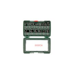 Bosch Fräser-Set-HM, 15-teilig, Durchmesser: 1/4" Schaft (2607019468)