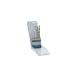 Bosch Metallbohrer-Set HSS-G, DIN 338 mit Sechskantschaft, 135°, 2 - 6 mm (2608595517)