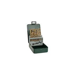 Bosch Metallbohrer-Set HSS-TiN, 19-teilig, Metallkassette (2607019437)