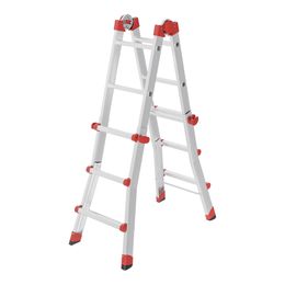 Hailo M80, Aluminium-Multifunktionsleiter, 4x3 Sprossen (7512007)