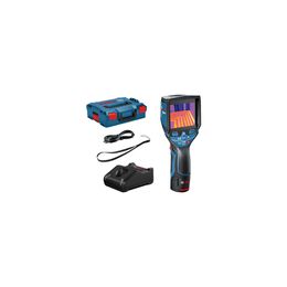 Bosch Professional GTC 400 C Wärmebildkamera mit 1 x 1,5 Li-Ion Akku L-BOXX | für Messungen von Temperatur, Feuchtigkeit oder Strom | mit Farbdisplay und Speicherfunktion | 601083101 (0601083101)