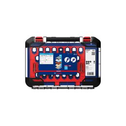 Bosch EXPERT Tough Material Lochs&auml;ge-Set 22/25/35/40/51/68mm 9-tlg. f&uuml;r Dreh- und Schlagbohrer | f&uuml;r Holz, Metall oder Kunststoffe| mit Power Change Adapter und Zentrierbohrer| 2608900446)