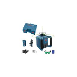 Bosch Professional GRL 300 HVG Rotationslaser mit RC 1 und WM 4 - Hochgenauer und sichtbarer Rotationslaser mit Fernbedienung und Wandhalterung, 601061700 (0601061700)