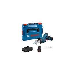 Bosch Akku-Säbelsäge GSA 12V-14 mit 2 x 3,0 Ah Li-Ion Akku L-BOXX (060164L976)