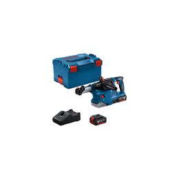 Bosch Akku-Bohrhammer mit SDS plus GBH 18V-22, 2x Akku GBA 18V4.0Ah/L-BOXX, Ringbürst. (0611924003)