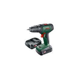 Bosch UniversalDrill 18V Akku-Zweigang-Bohrschrauber mit Syneon Chip und Power for ALL System 18 V inkl. 2x2 Ah Akkus und Ladegerät - 06039D4002)