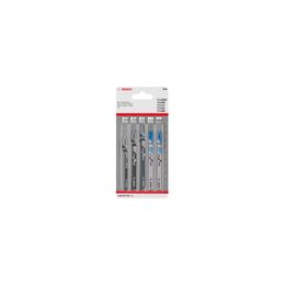 Bosch Stichsägeblatt-Set Wood and Metal Basic 5-teilig Einnockenschaft (2608667857)