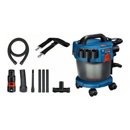 Bosch Professional GAS 18V-10 L Akku-Staubsauger Solo Version mit Elektrowerkzeugadapter | für trockene oder nasse Anwendungen | ohne Akku und Ladegerät | mit HEPA Filter und Zubehör, 06019C6302)