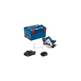 Bosch Akku-Kreissäge GKS 18V-57 G mit 2 x 4,0 Ah Li-Ion Akku L-BOXX (06016A2106)