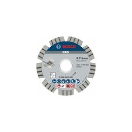 Bosch Diamanttrennscheibe Best for Concrete 115 x 22,23 x 2,2 x 12 mm (2608602651)