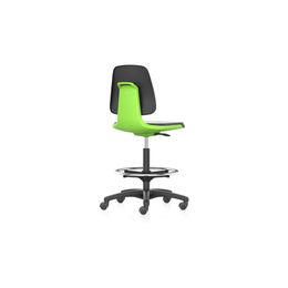 bimos Arbeitsstuhl Labsit 4, PU grün Sitzhöhe 560-810 mm (9125-2000-3280)