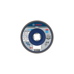 Bosch F&auml;cherschleifscheibe X571 Best for Metal gerade 125 mm K 80 Kunststoff (2608619211)