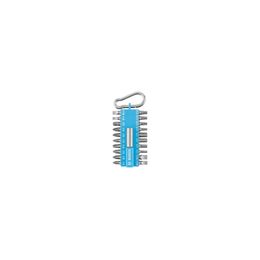 Bosch 21-teiliges Schrauberbit-Set mit Snap-hook, Hellblau (2607002822)