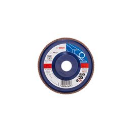 Bosch Fächerschleifscheibe X551 Expert for Metal gerade 125 mm 80 Kunststoff (2608607367)