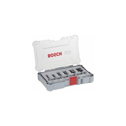 Bosch Nutfräser-Set 8-mm-Schaft 6-teilig (2607017466)