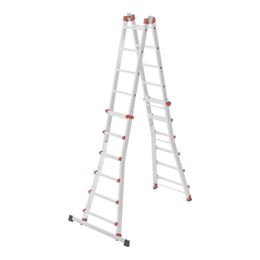 Hailo M80, Aluminium-Multifunktionsleiter, 4x6 Sprossen (7524157)