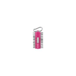 Bosch 21-teiliges Schrauberbit-Set mit Snap-hook, Pink (2607002821)