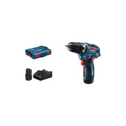 Bosch Akku-Bohrschrauber GSR 12V-35 mit 2 x 3,0 Ah Li-Ion Akku L-BOXX (06019H8002)