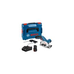 Bosch Akku-Kreissäge GKS 12V-26 mit 2 x 3,0 Ah Li-Ion Akku L-BOXX (06016A1005)