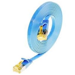 Wirewin 9120042360168 RJ45 Netzwerkkabel, Patchkabel CAT 6a U/FTP 0.50 m Blau 1 St.